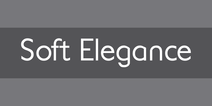 Soft Elegance | Font Zillion