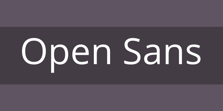 Font Family Open Sans Arial Helvetica Sans Serif ChestFamily