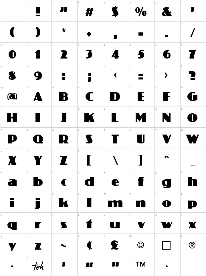 Coliseum | Font Zillion