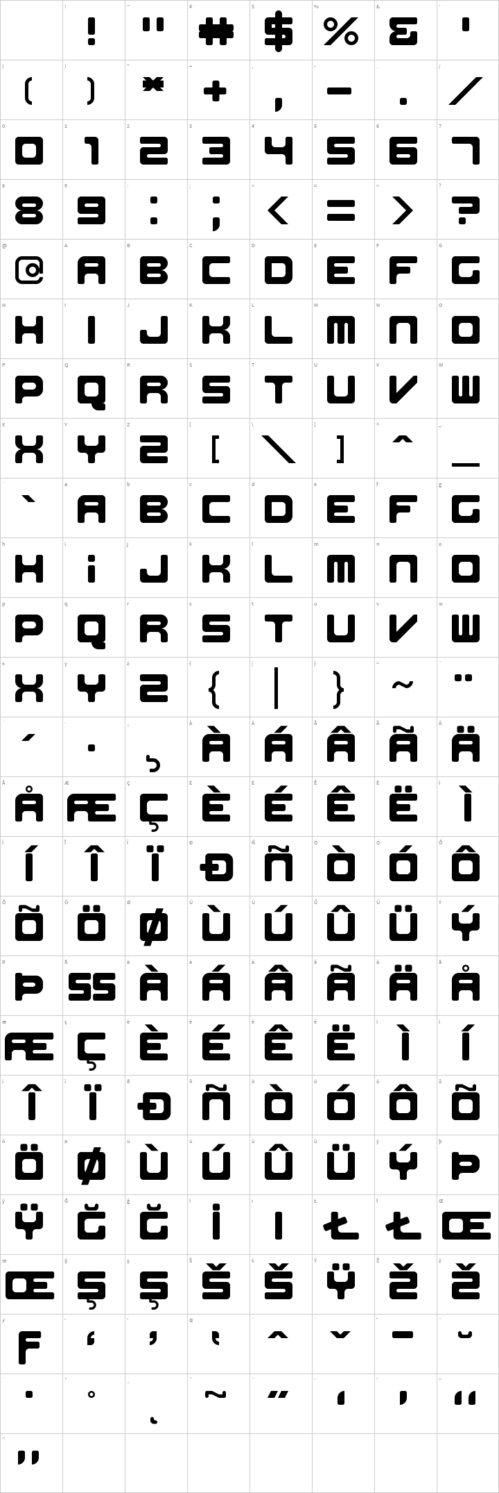 DLE Digital | Font Zillion